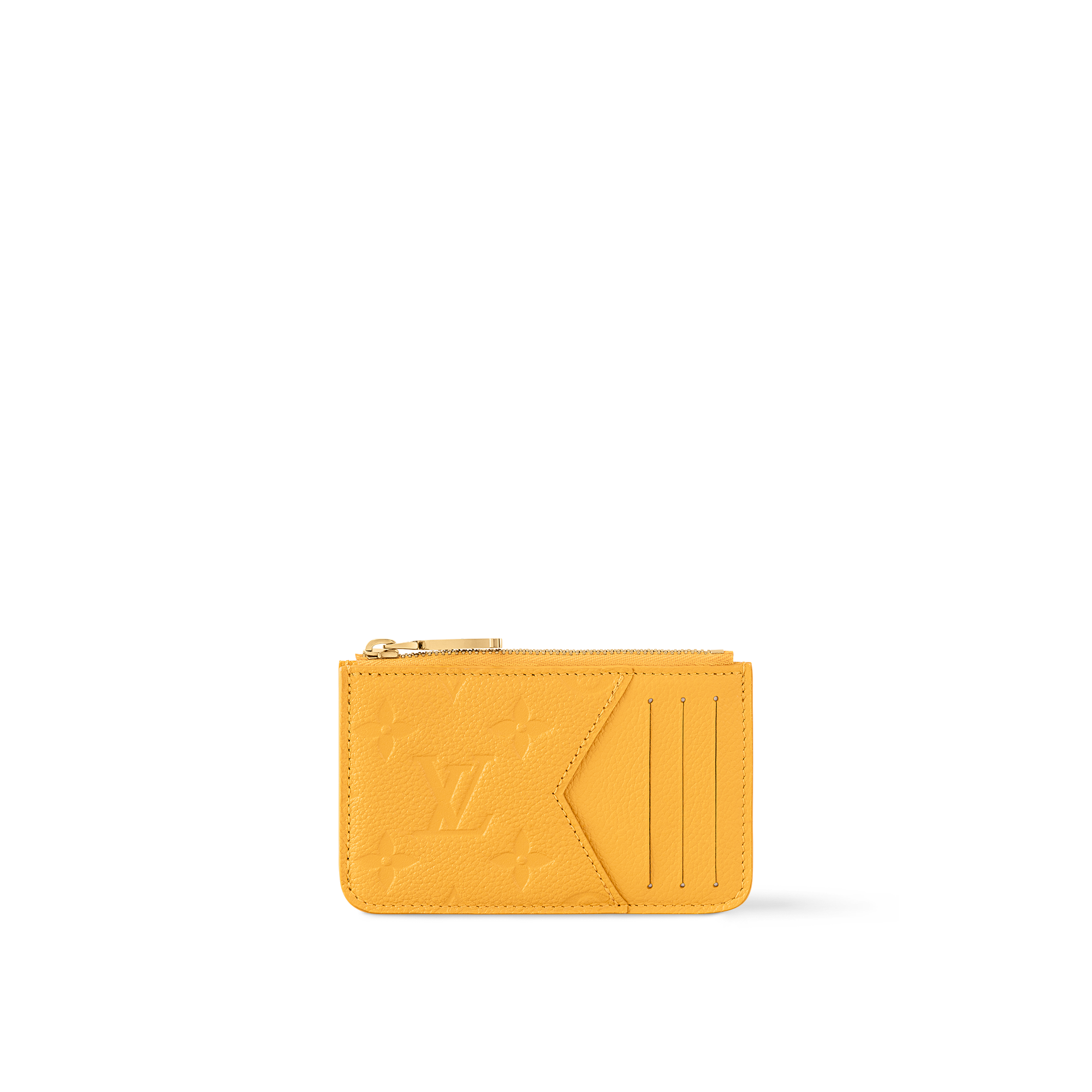 Romy Card Holder - Luxury Monogram Empreinte Leather Black | LOUIS VUITTON